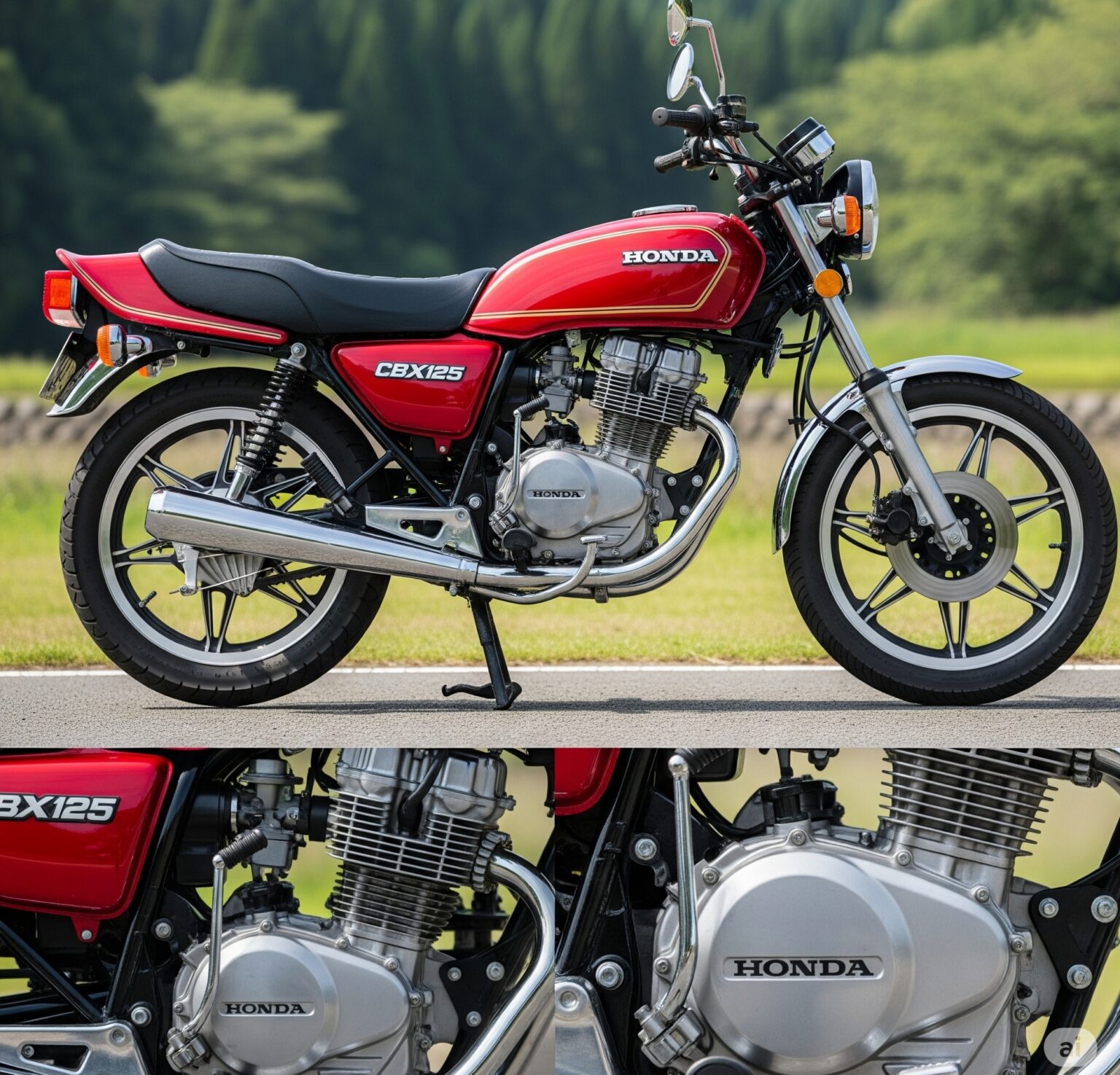 CBX125カスタムの改造チョッパーがシブい！評価も上々